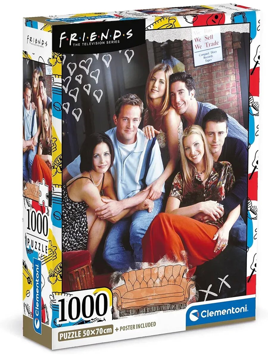 Пазл ТВ-коллекция: Друзья, 1000 деталей CB