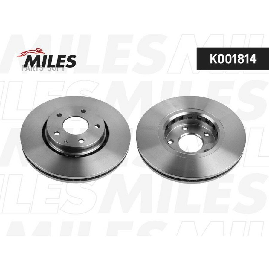 MILES K001814 Диск тормозной MAZDA CX-5 11- передний вент. ()
