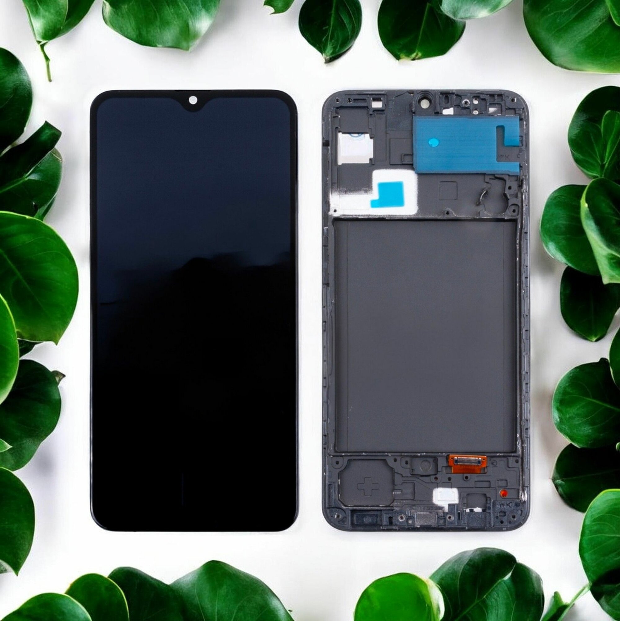 Дисплей для Samsung A30 (A305) , In-Cell в раме , черный