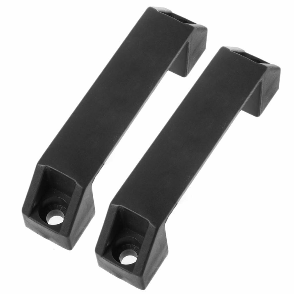 Чёрные ручки для дверей T-образного профиля, 2 шт, 120mm