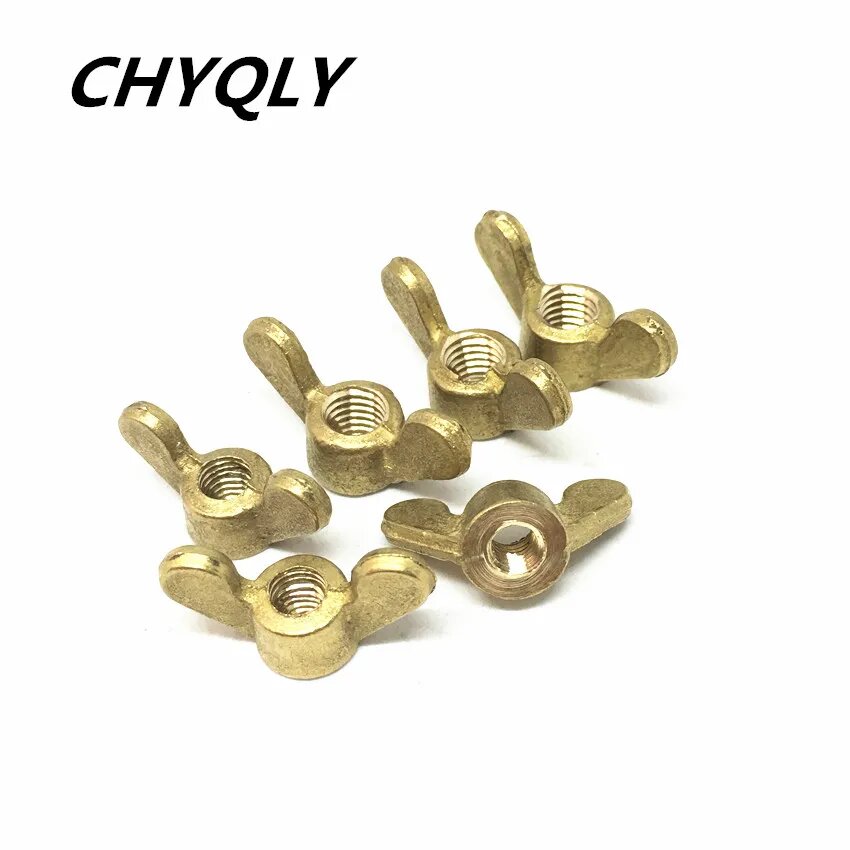 Медные гайки с крыльями бабочки CHYQLY M3-M20