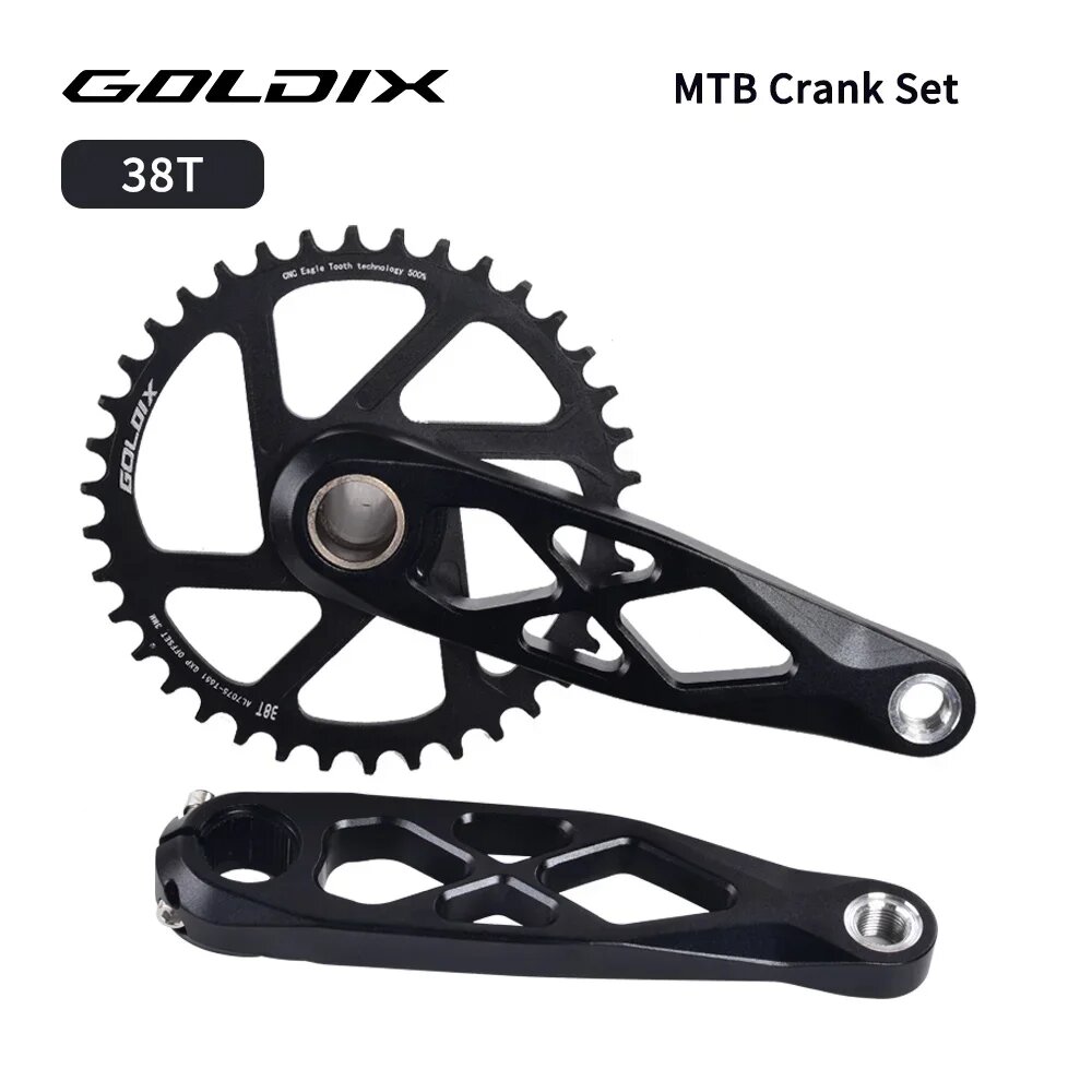 GOLDIX MTB Шатуны 38T, 175mm, Crank