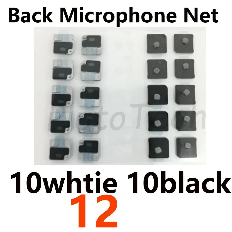 Сетка микрофона iPhone 12, 10 White, 10 Black