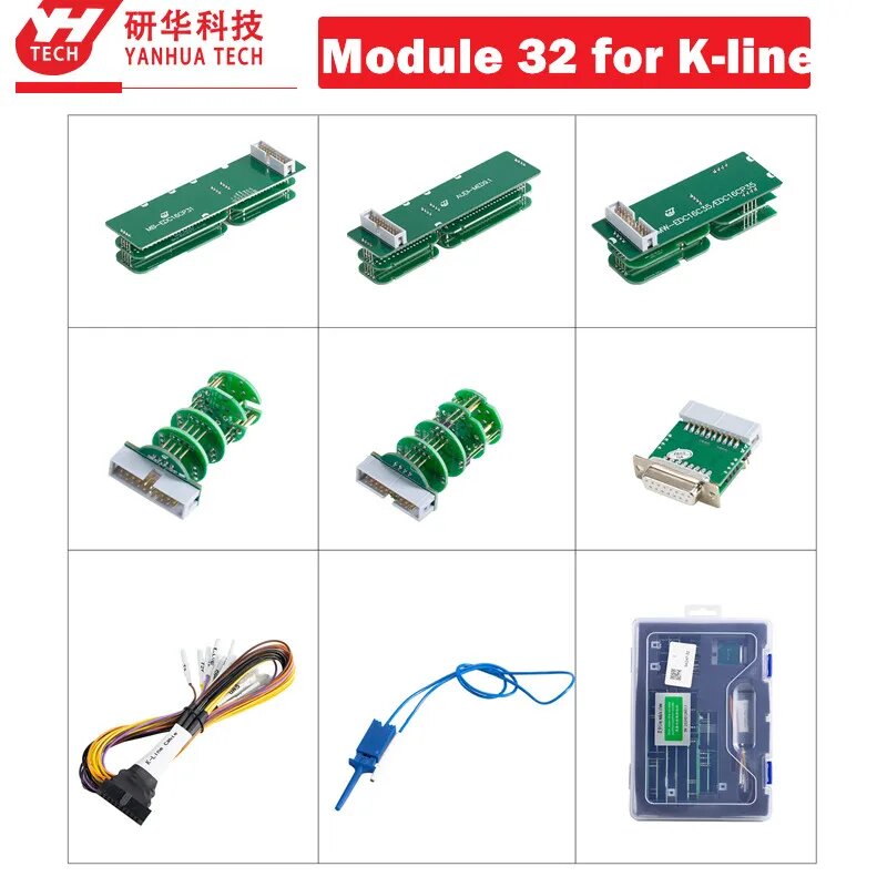 Модуль Yanhua Mini ACDP ACDP-2 32 с лицензией A502 для клона модуля K-line Поддержка чипа mpc56x DME и клон TCU ME9.0 DME/6HP