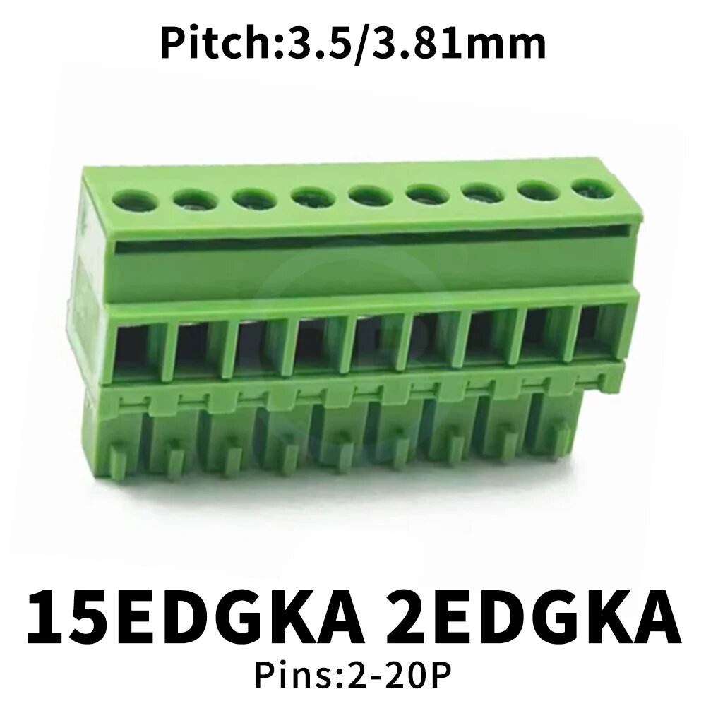 Клеммная колодка KF 2EDGKA 3.81mm 4P зелёная