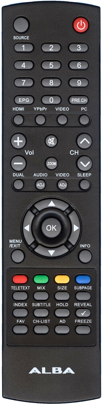 Пульт Philips / ALBA / HAIER LCD TV LT19/22/26/32/42A1 org