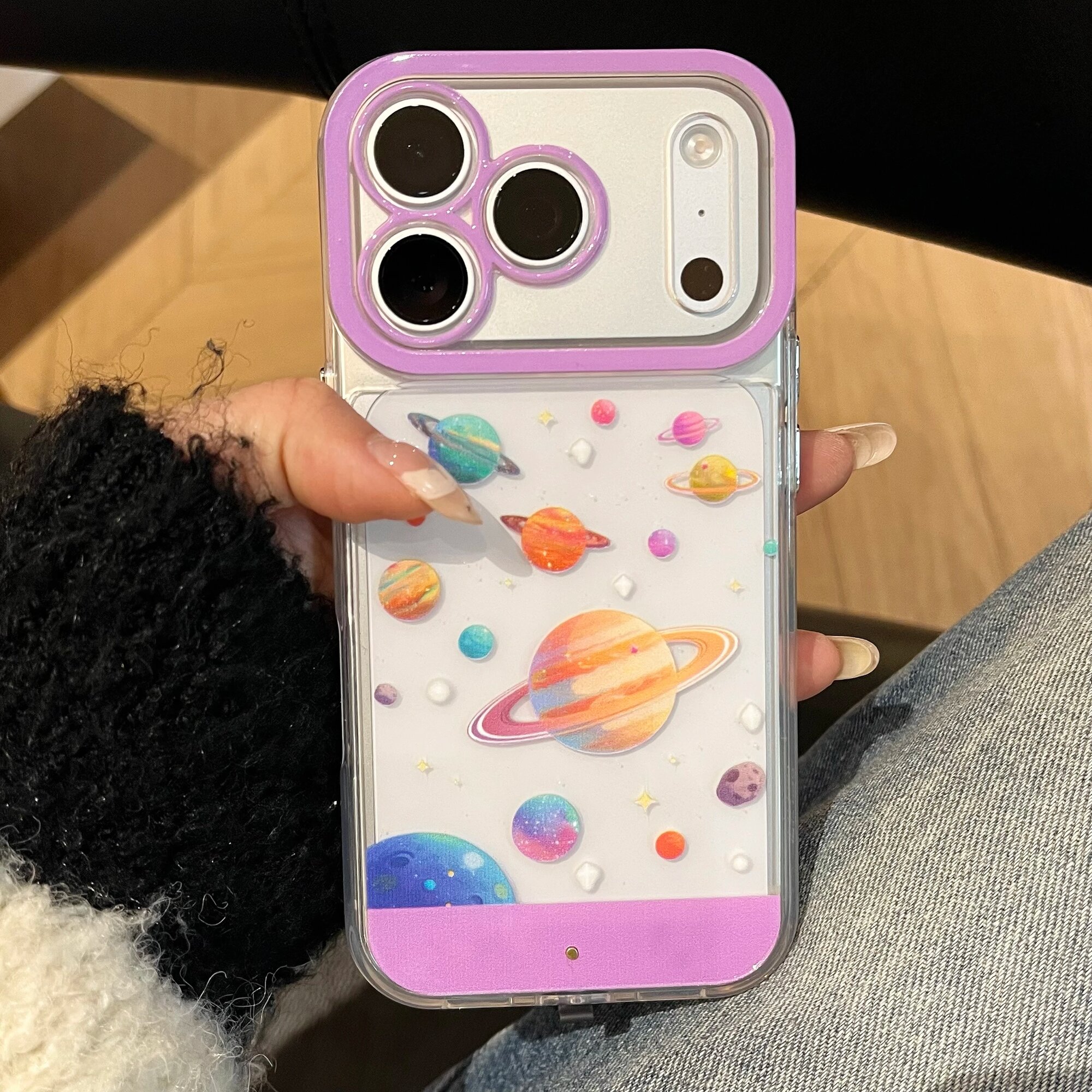 Чехол для iPhone 11 Universe, светящийся, модный