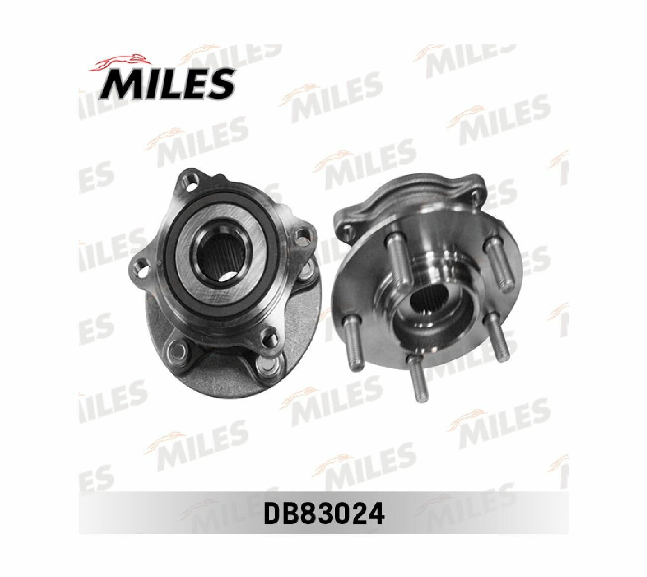 Ступица с подшипником задняя +ABS, PEUGEOT 4007/OUTLANDER 06-, MILES DB83024