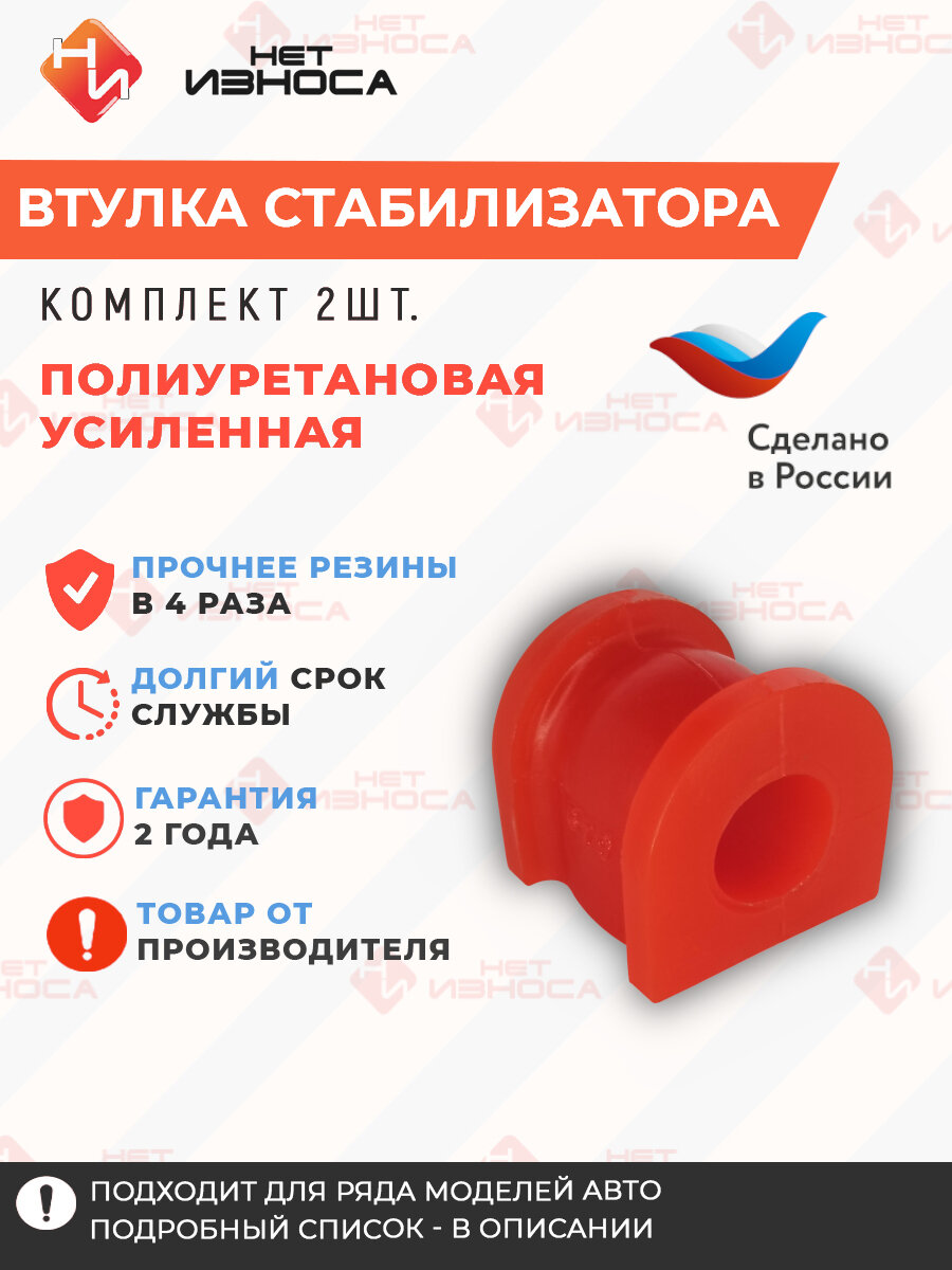 Втулка стабилизатора NB679-2 полиуретановая усиленная D 26,5 mm ACCORD