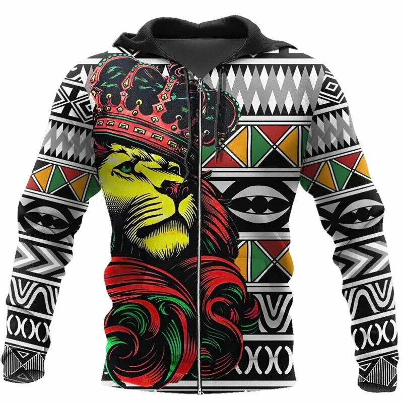 Толстовка Root Africa с Африканской картой XXXL, ZipHoodie-PYA30374