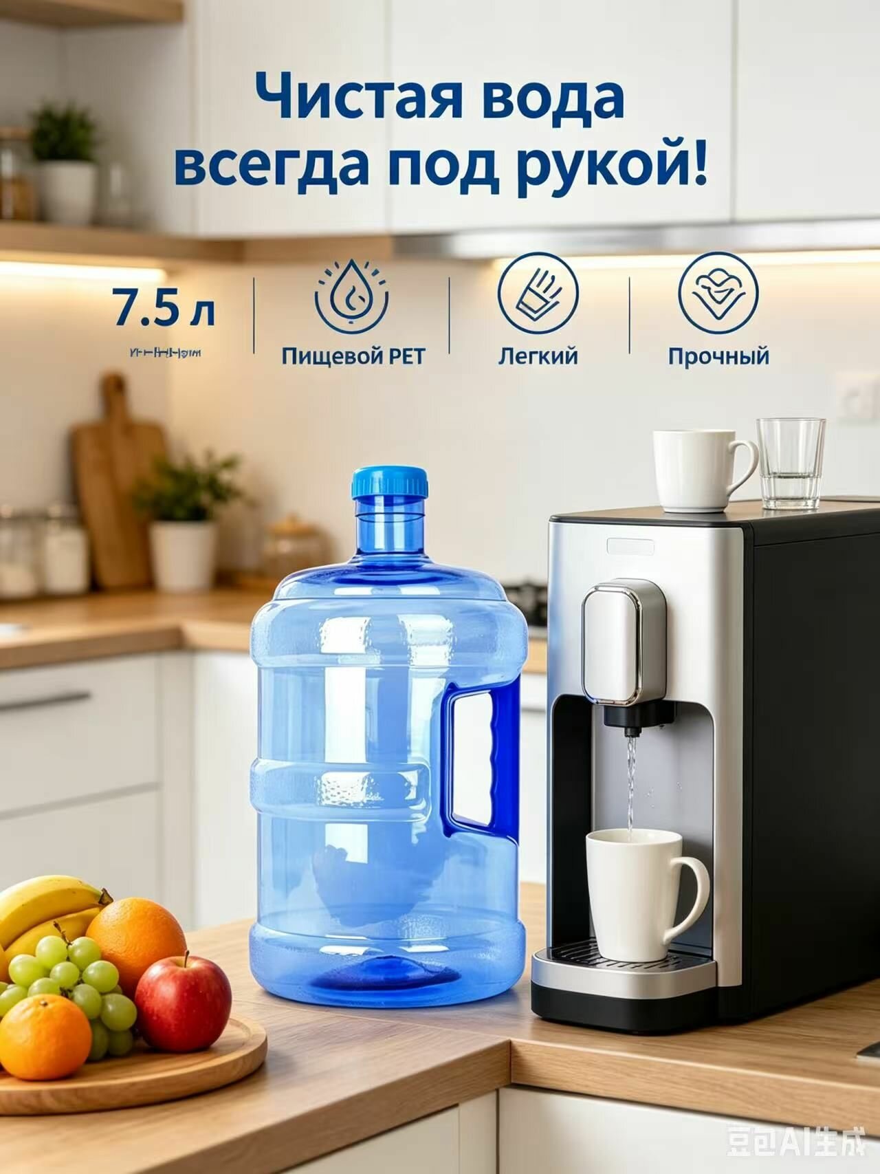 Фляга 6000 мл, синий — фото 1
