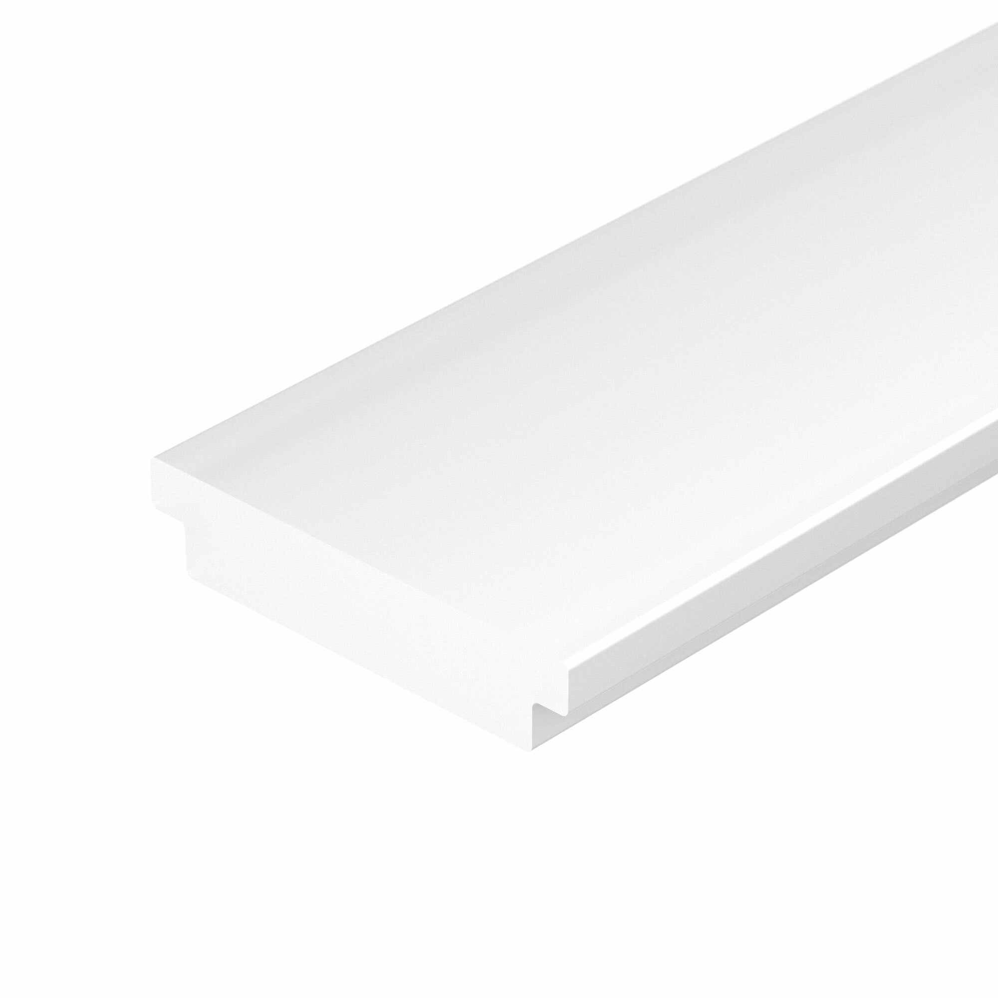 Экран для профиля для светодиодной ленты Arlight Экран SL-BEVEL-H12-F13-2000 OPAL (Arlight, Пластик), 2м