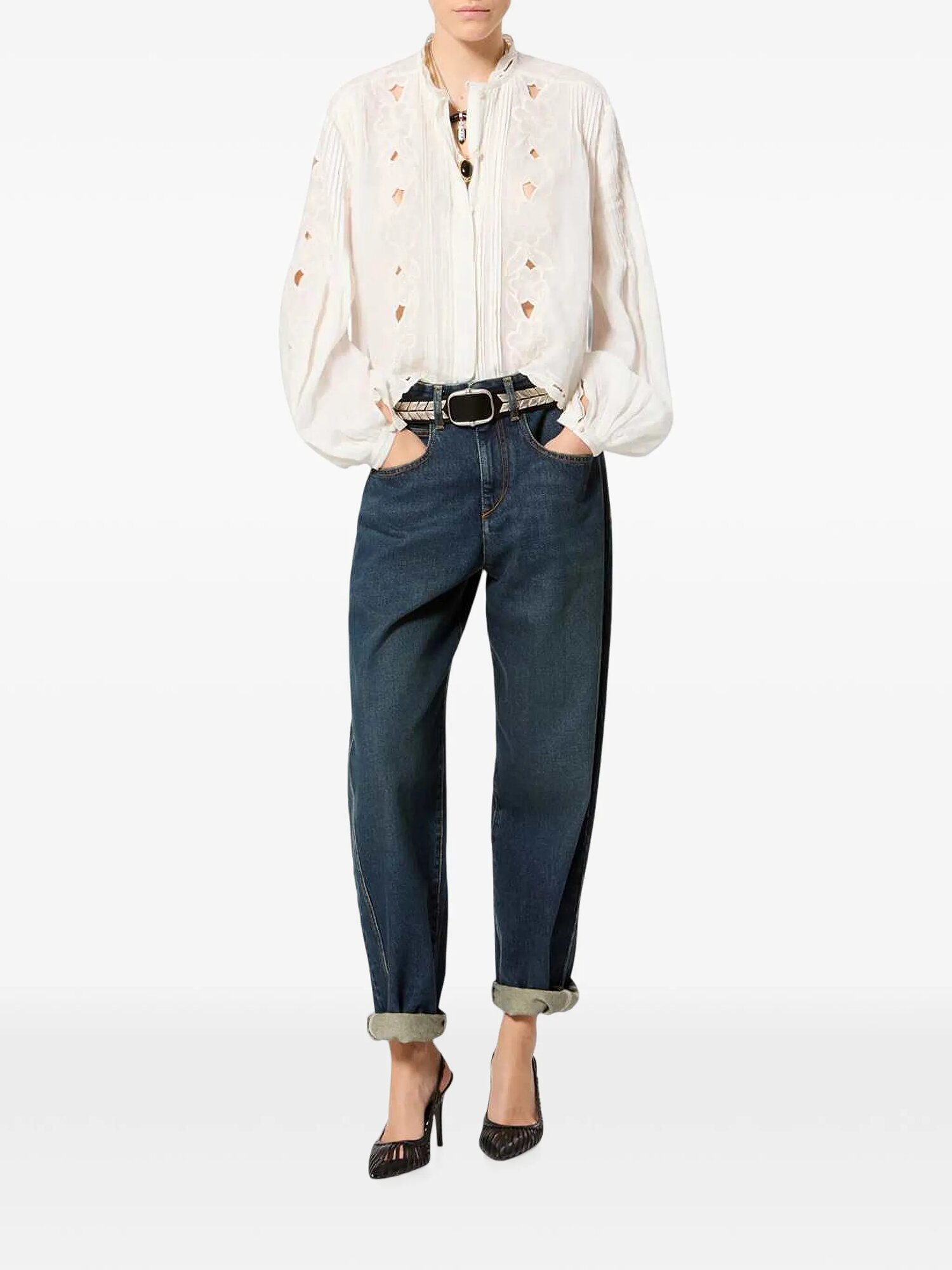 Джинсы Isabel Marant Oriane barrel-cut jeans, размер 34 — фото 1