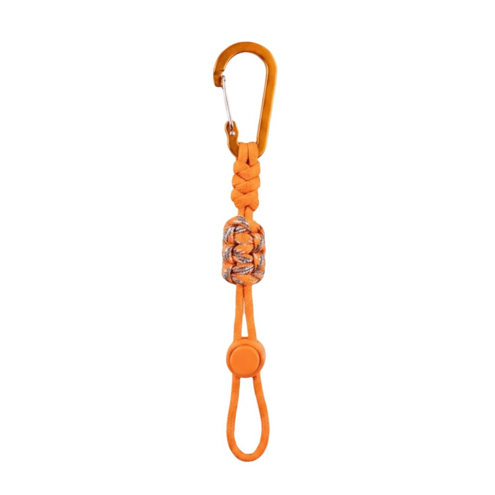 Оранжевый брелок-карабин на шнуре, Color: Orange