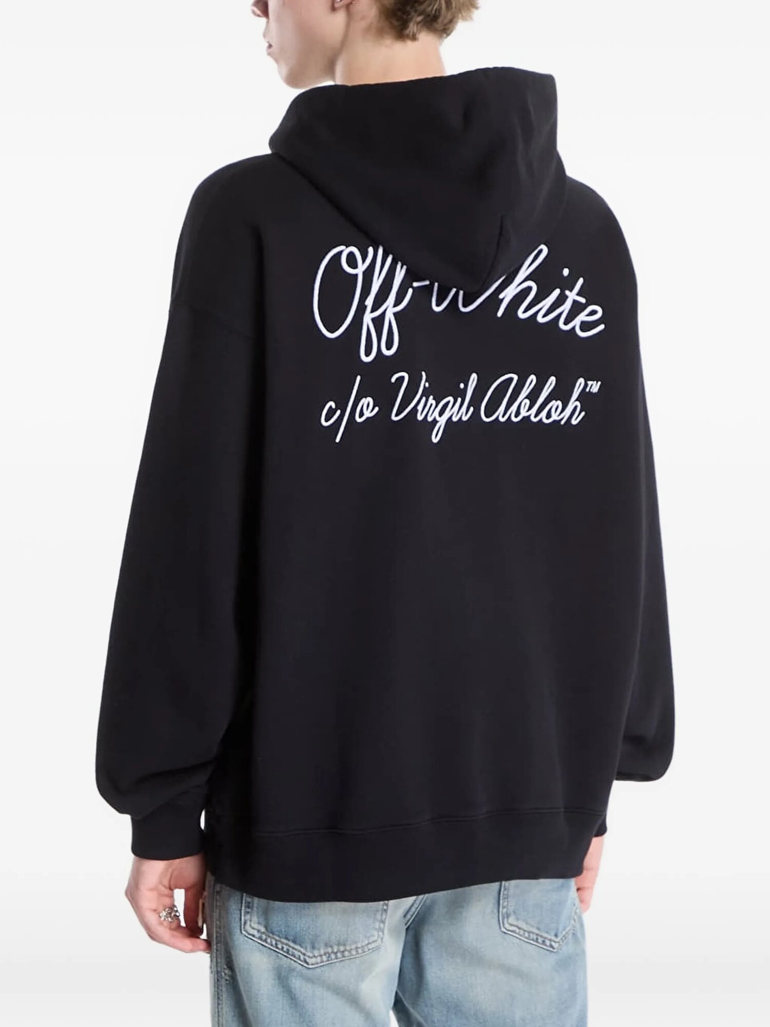 Худи Off-White Script Logo hoodie, размер 48 — фото 1