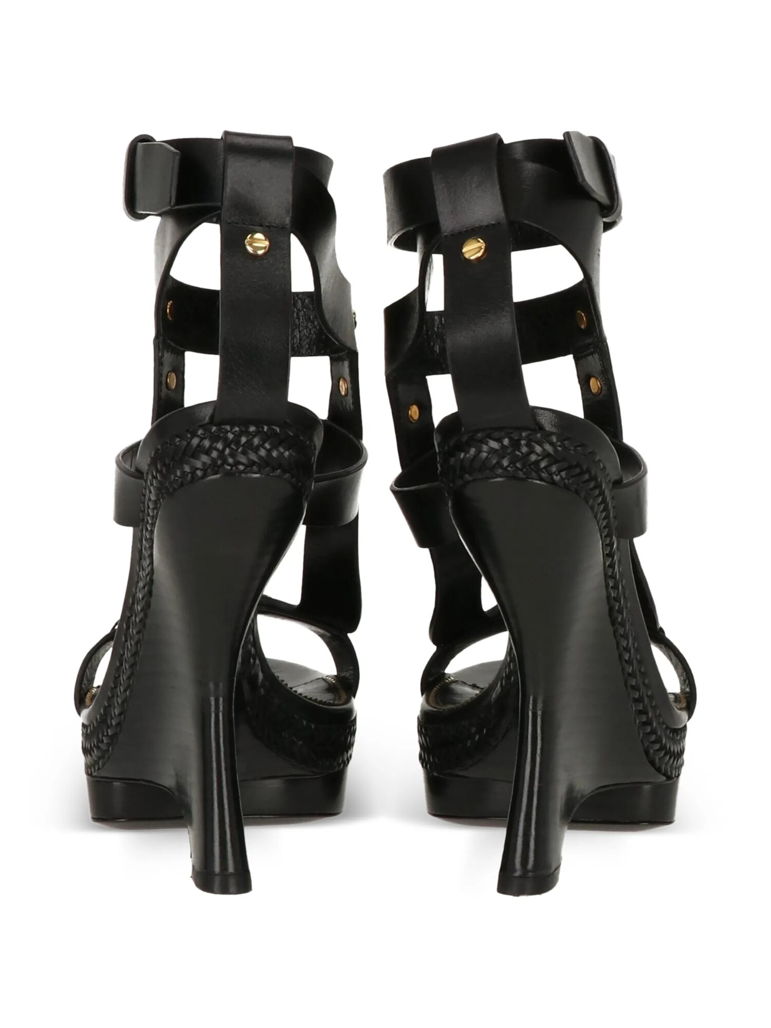 Босоножки Tom Ford Platform braided leather sandals, размер 38 — фото 1