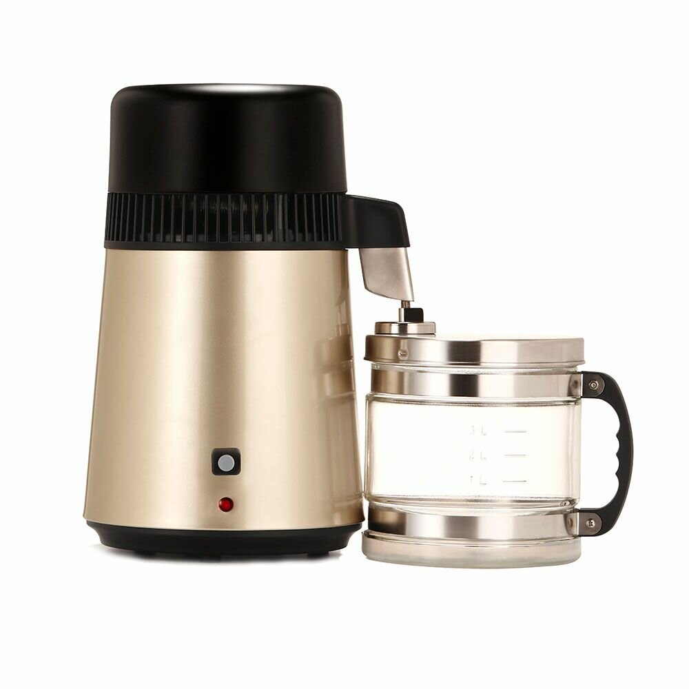 Дистиллятор чистой воды, 4L. SHIELD WD-SM714 золото, стоматологическая дистиллированная вода