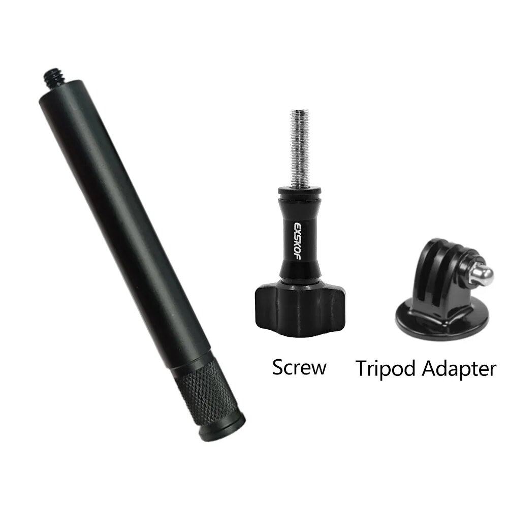 Удлинитель резьбы 1/4" EXSKOF для GoPro Hero 13 12 11 10 9 Insta360 X3 X4 X5 Black Tripod Adapter