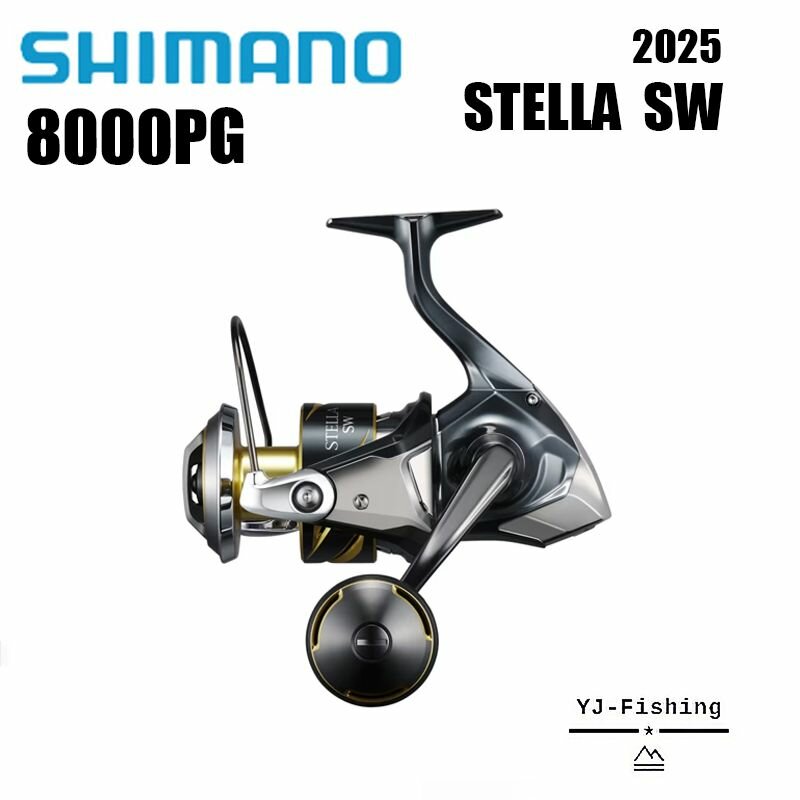 SHIMANO 2025 STELLA SW 8000PGСпиннинговые Катушки Рыболовные