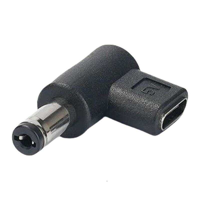 Разъём USB C 90° (мама) — папа 5.5x2.5/3.0x1.1/3.5x1.35/4.0x1.7мм, 5.5x2.1 мм