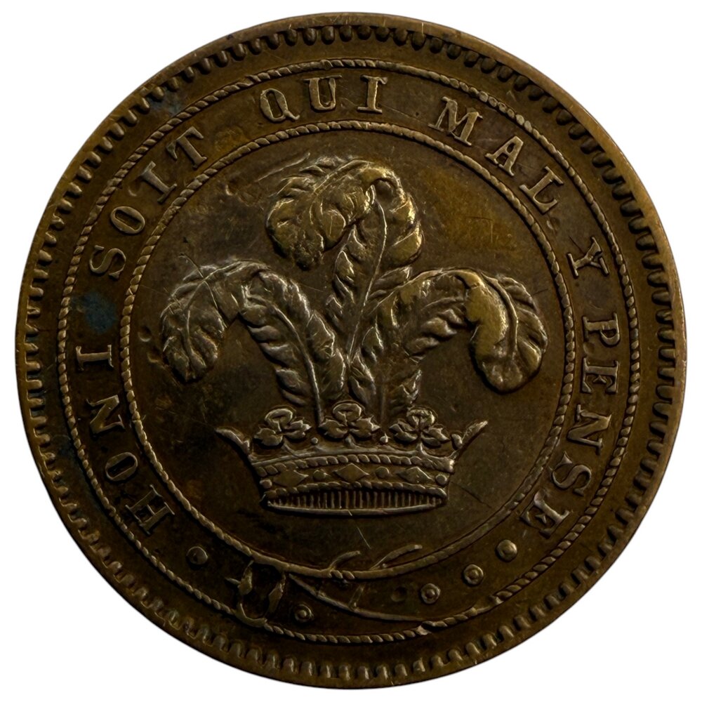 Великобритания, токен 1 пенни 1840-1860 гг.