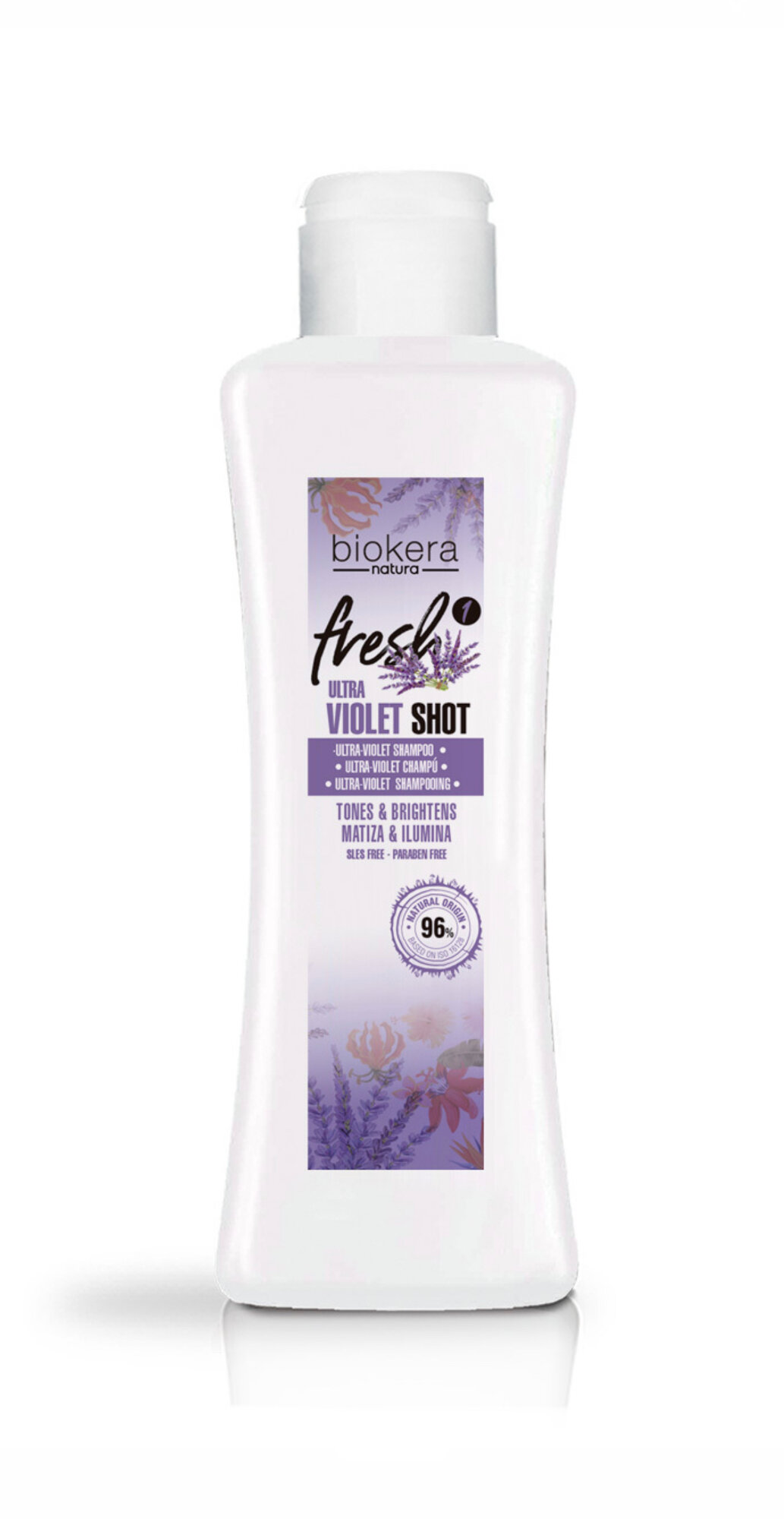 Шампунь для осветлённых волос Salerm Fresh Violet Shot с фиолетовые пигменты 300мл
