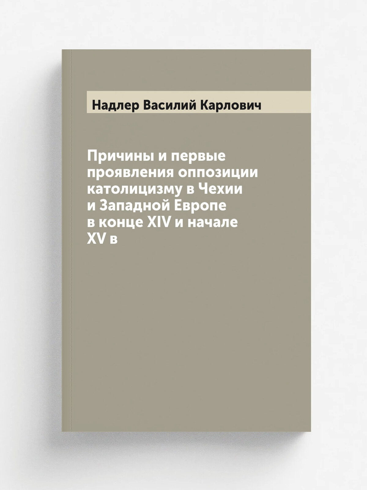 Причины и первые проявления оппозиции католицизму в Чехии и Западной Европе в конце XIV и начале XV в