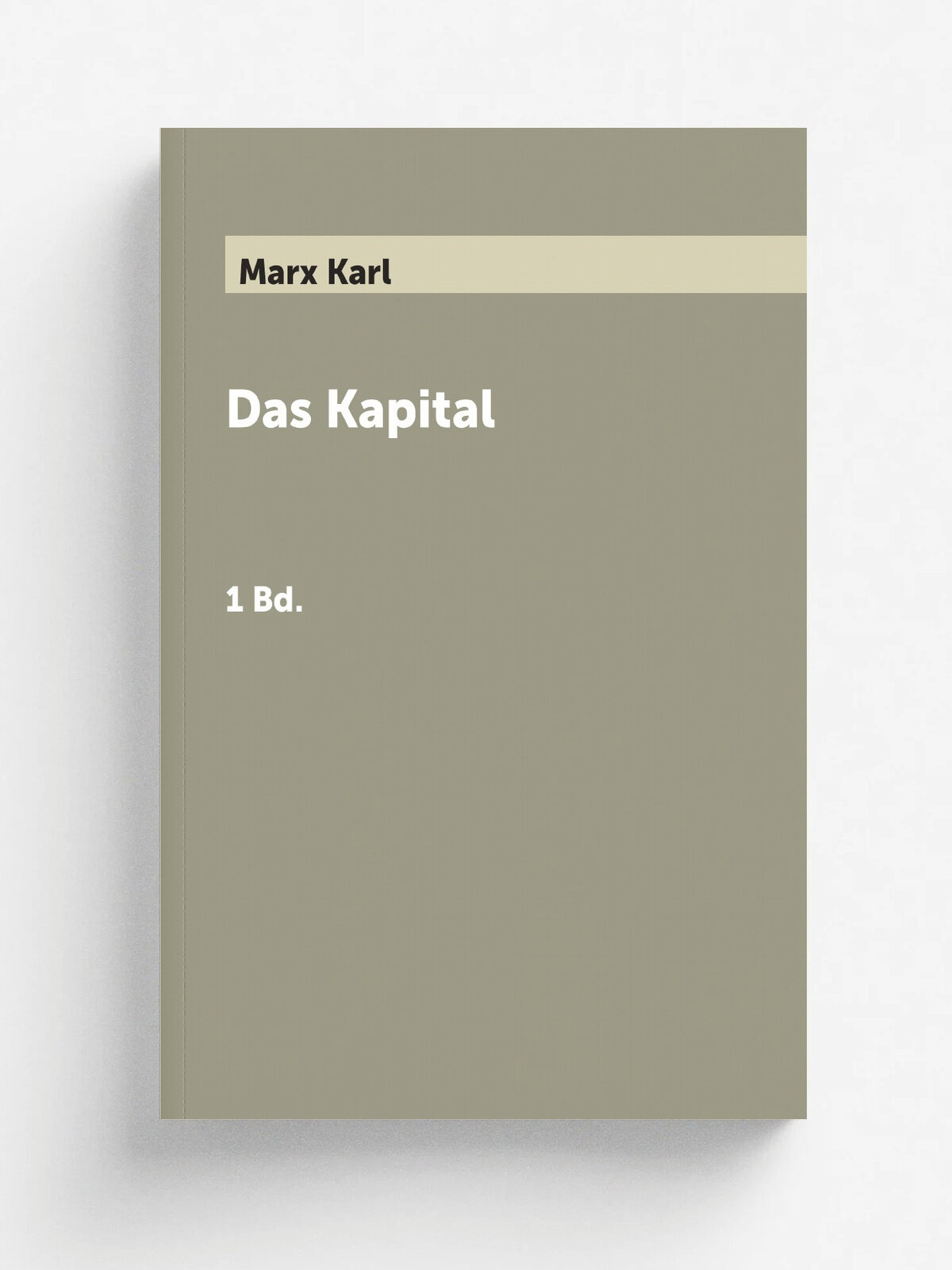 Das Kapital. 1 Bd.