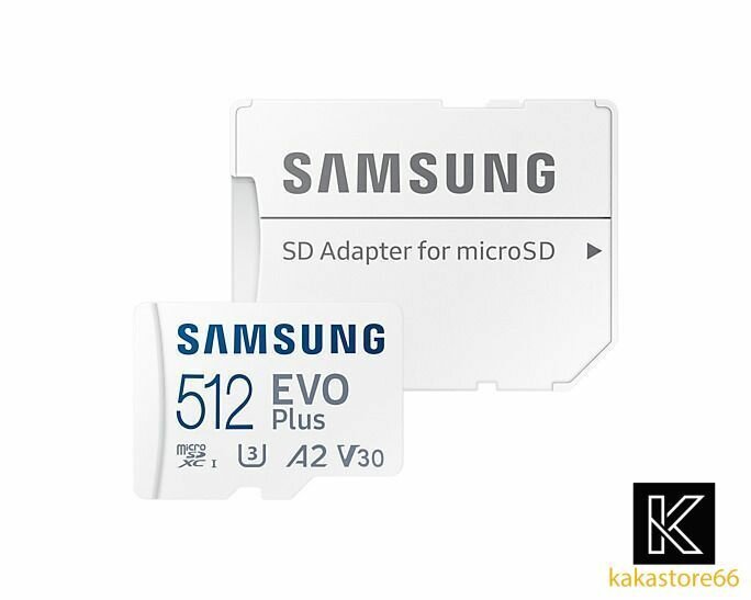 Карта памяти microSDXC 512 ГБ EVO Plus с адаптером