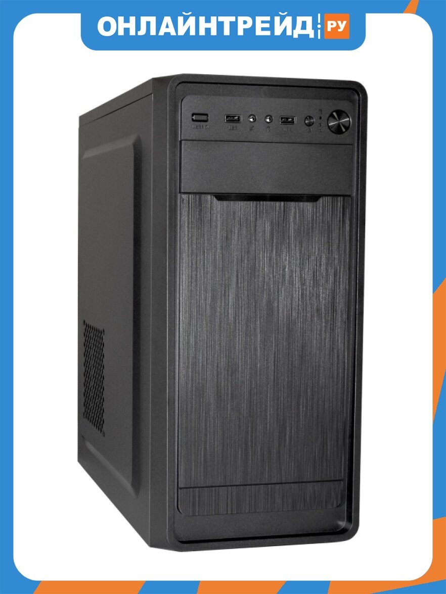 Корпус Exegate Miditower XP-332 Black XP350 (EX283069RUS)