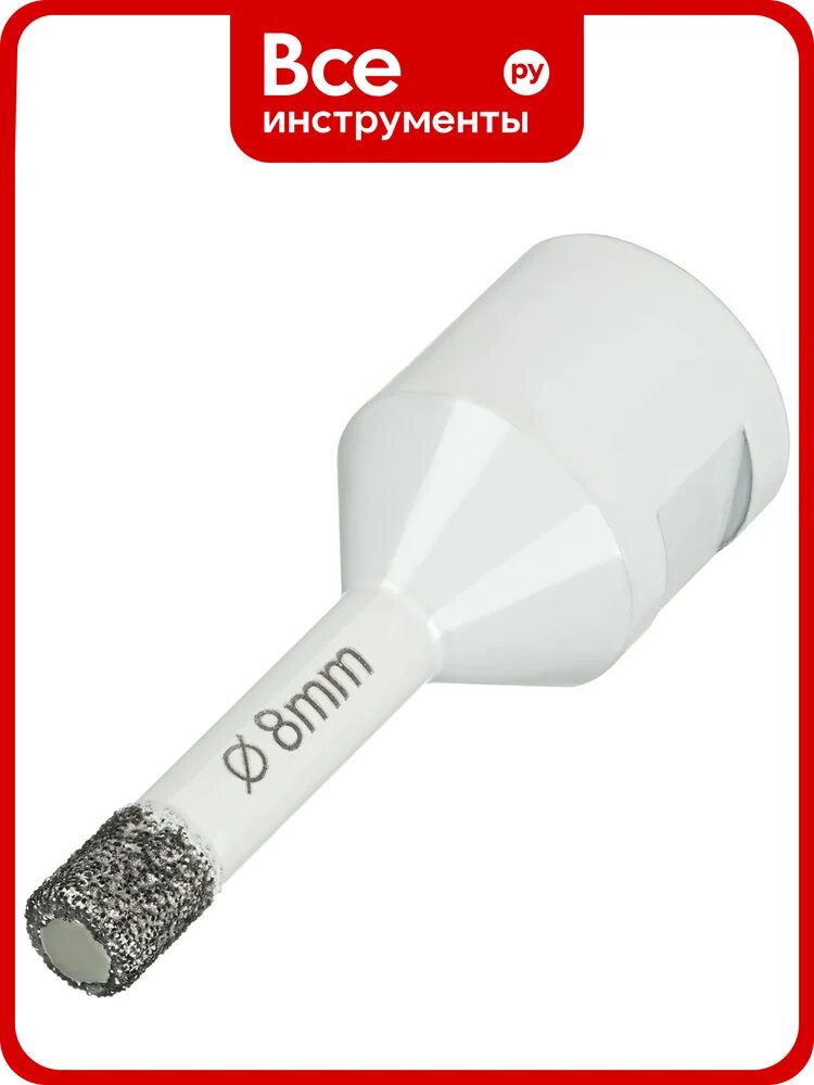 Коронка алмазная по керамограниту 8 мм, M14 на УШМ Diamond Industrial DIDKVP08M14