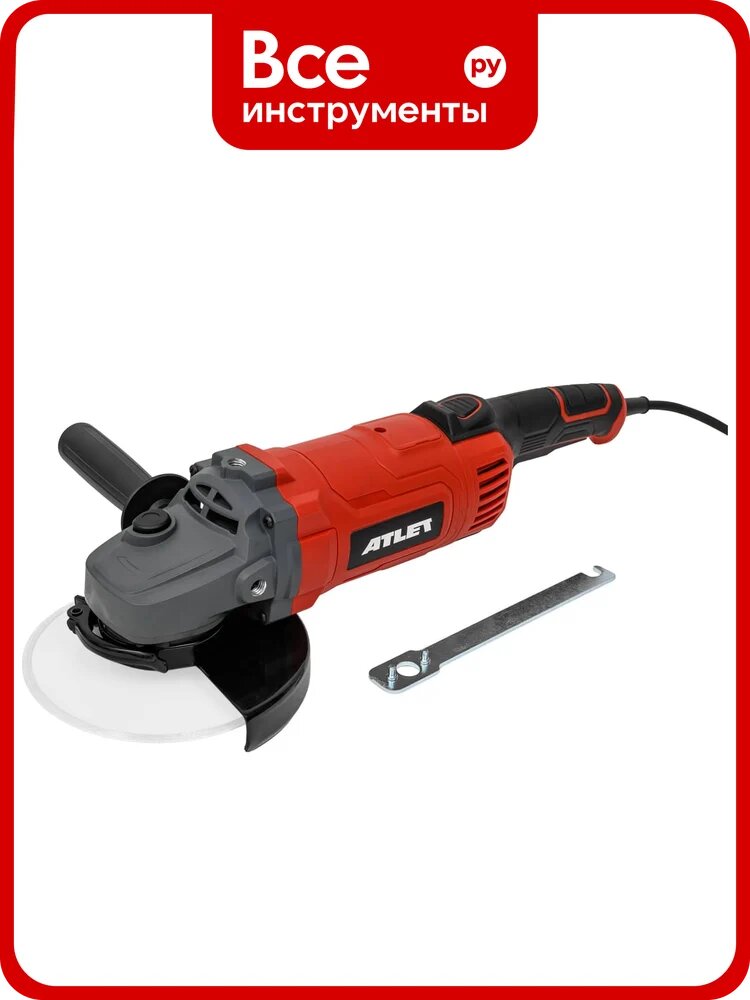 УШМ ATLET PGA185G11, 2000Вт, щеточный двигатель, 8000об/мин, 180мм, 5,5кг