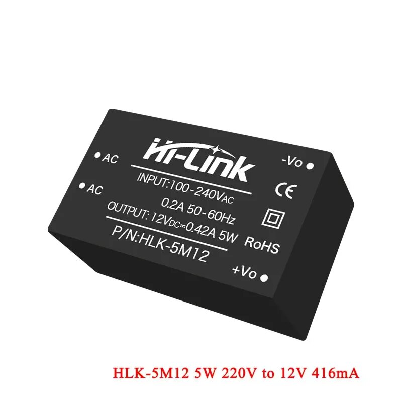 Hi-Link HLK-5M24 24V AC-DC понижающий модуль питания