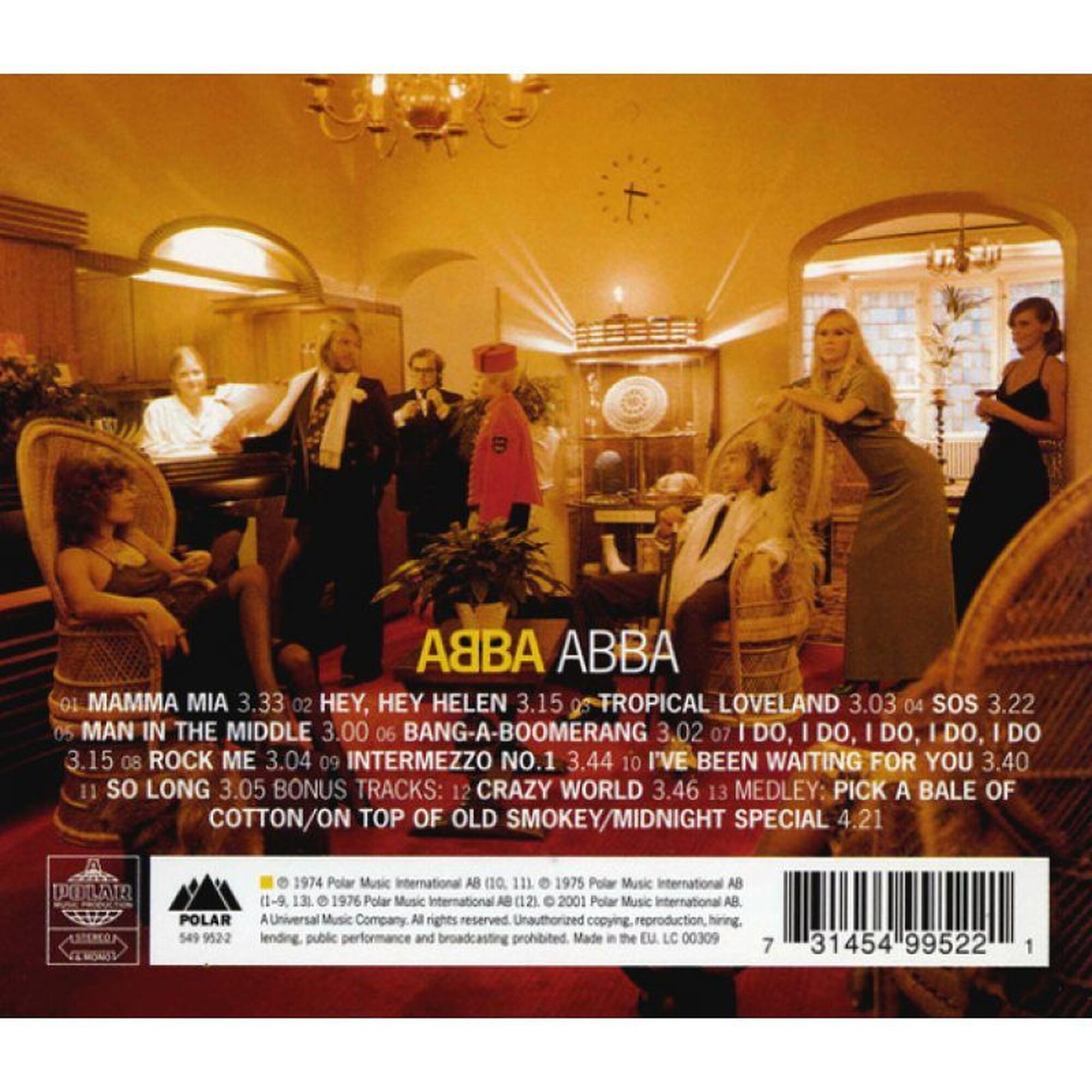 ABBA - ABBA (CD, Reissue, Remastering) Компакт диск — фото 1