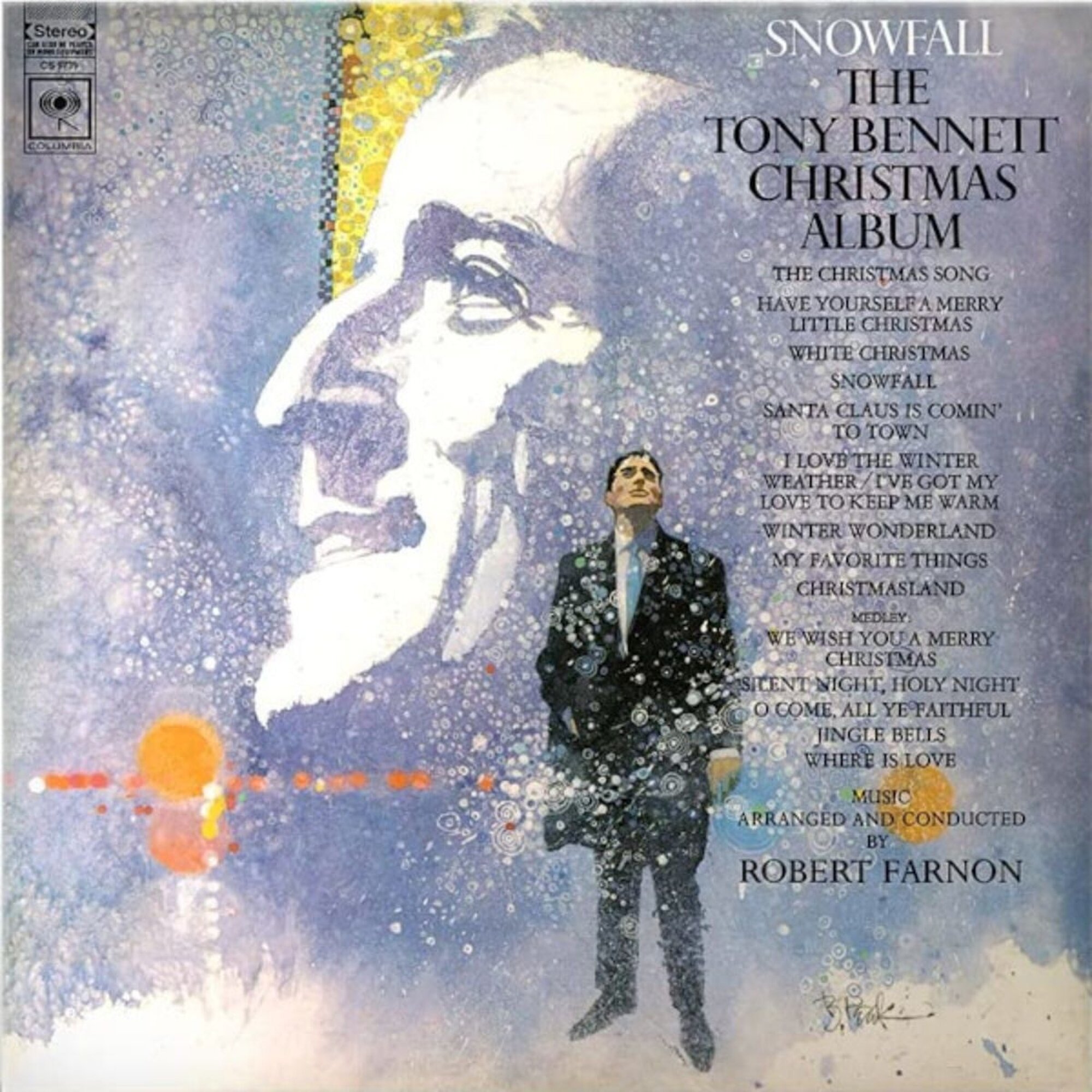 Новогодняя пластинка TONY BENNETT - Snowfall (The Tony Bennett Christmas Album), (LP, Reissue, Remastered, Black Vinyl) Виниловая пластинка
