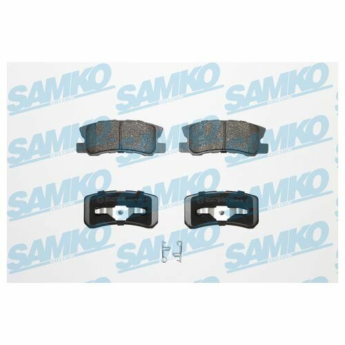 Колодки тормозные дисковые (комплект 4 шт.) Samko 5SP954