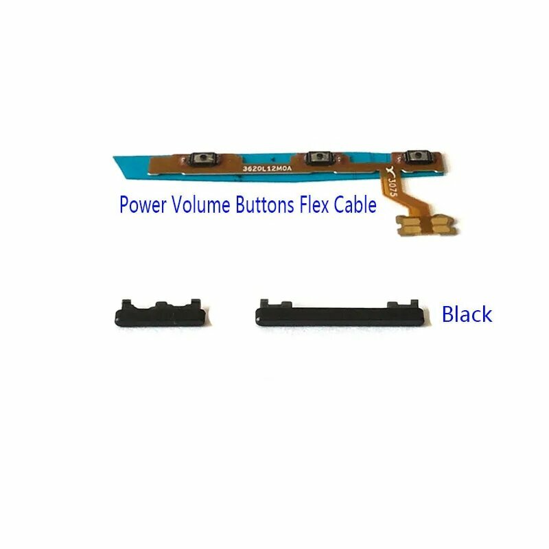 Гибкий кабель кнопок Power Volume Black для Xiaomi Redmi K50 Ultra