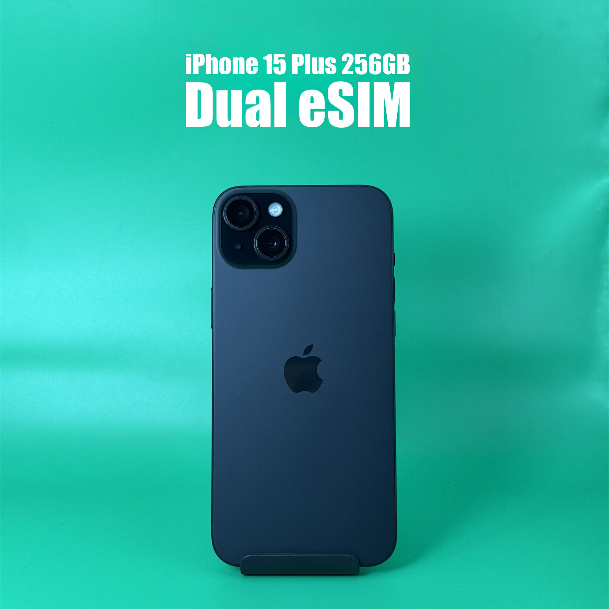 Смартфон Apple iPhone 15 Plus 256 ГБ, Dual eSIM, Black (черный)