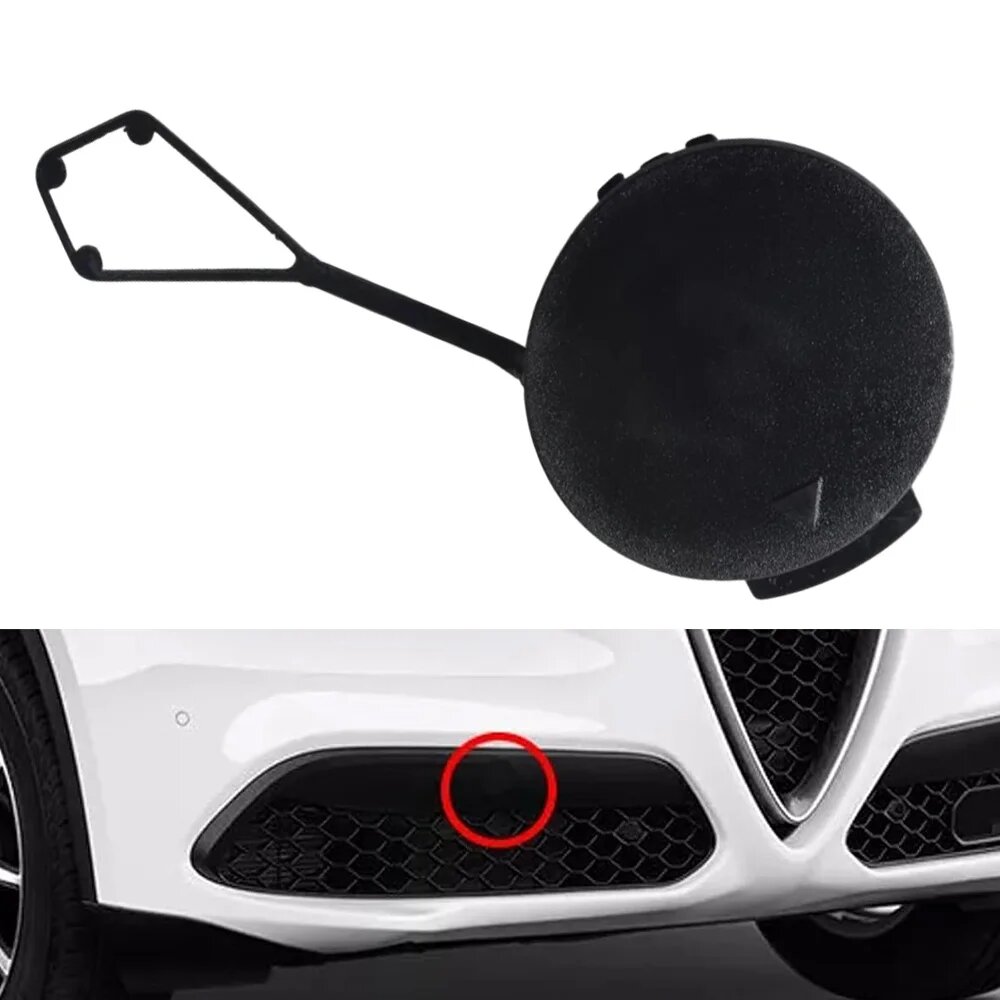 Крышка фаркопа для Alfa Romeo Stelvio 2017-2023, Front Right