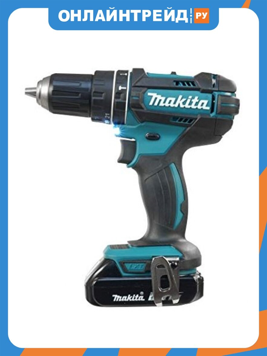 Дрель-шуруповерт аккумуляторная Makita DHP482SYE LXT