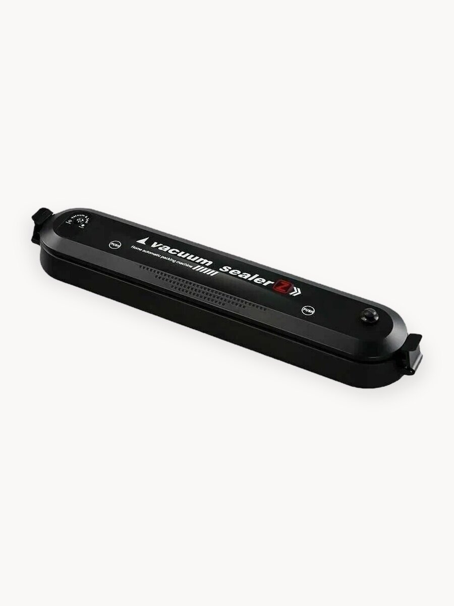 Вакуумный упаковщик Vacuum Sealer X + 10 пакетов для запаивания в подарок, черный