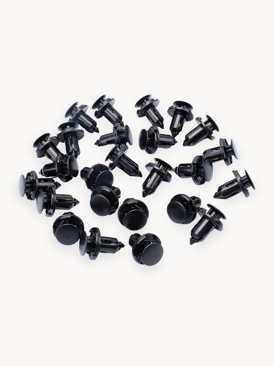 Клипсы автомобильные для бампера и крыльев Acura Chrysler Honda Lexus Mitsubishi Toyota 20 шт TQ696D09, MR200300