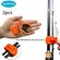 Клещи для рыбалки 2 шт. Quick-Attach ABS Оранжевый, 2pcs Orange