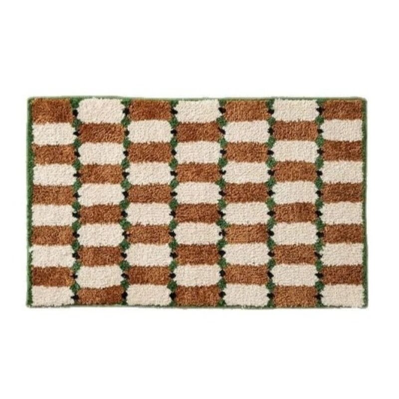 Коврик для ванной зеленый 40x60 см
