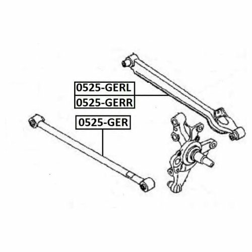 Сайлентблок рычага подвески Asva 0525ger для Mazda 626 IV