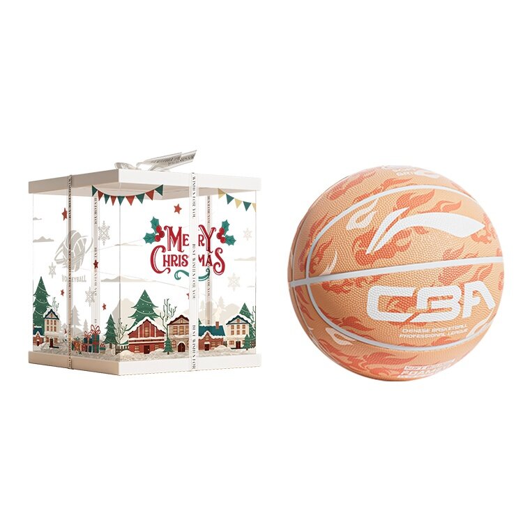 Баскетбольный мяч унисекс Li Ning Rubber Basketball Orange White Size 5/7 Training, 1137175618