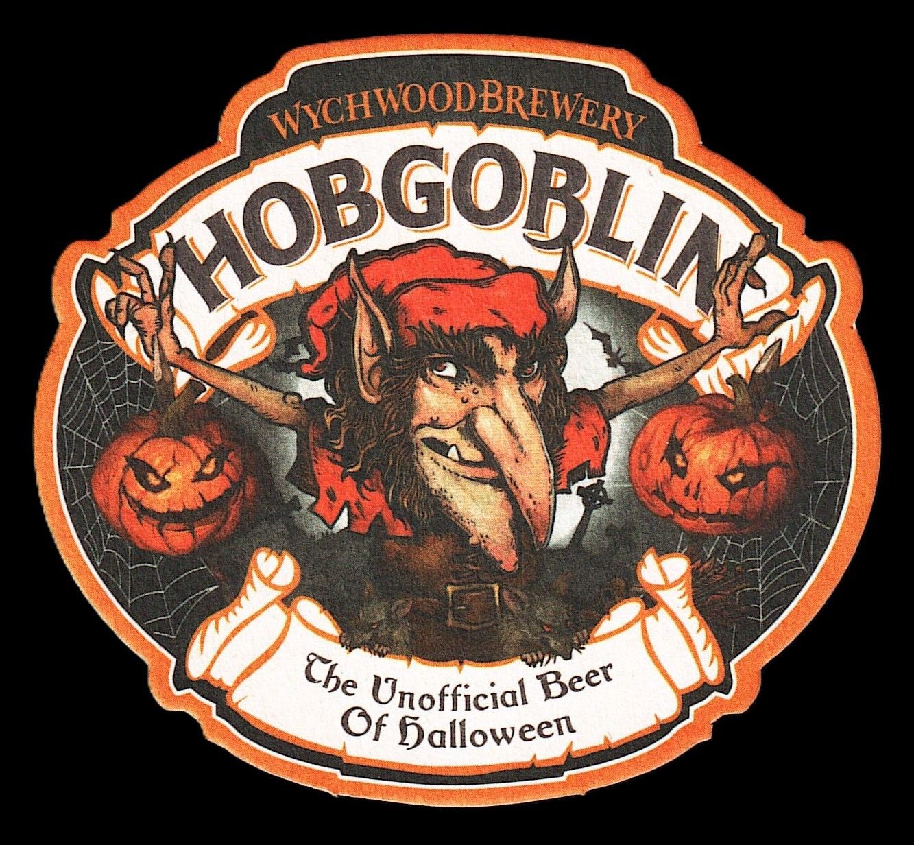 Бирдекель (костер) Великобритания Hobgoblin Halloween (подставка под пивной бокал)