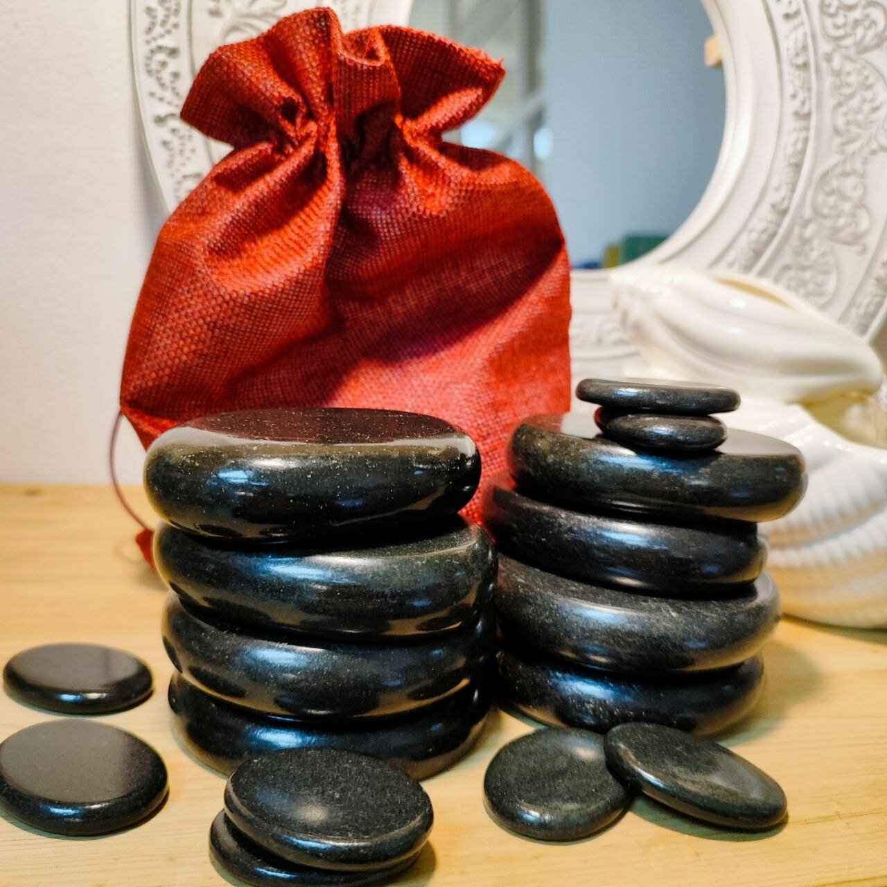 Камни для Стоунтерапии 16 шт. в мешочке