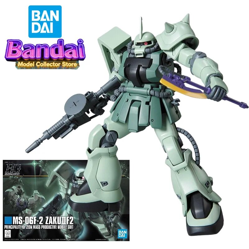 Bandai HGUC 1/144 Zaku MS-06F2 Фигурка