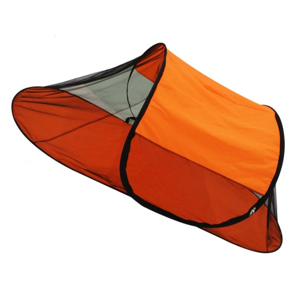 Палатка-лодка с москитной сеткой для кемпинга и рыбалки, Оранжевый